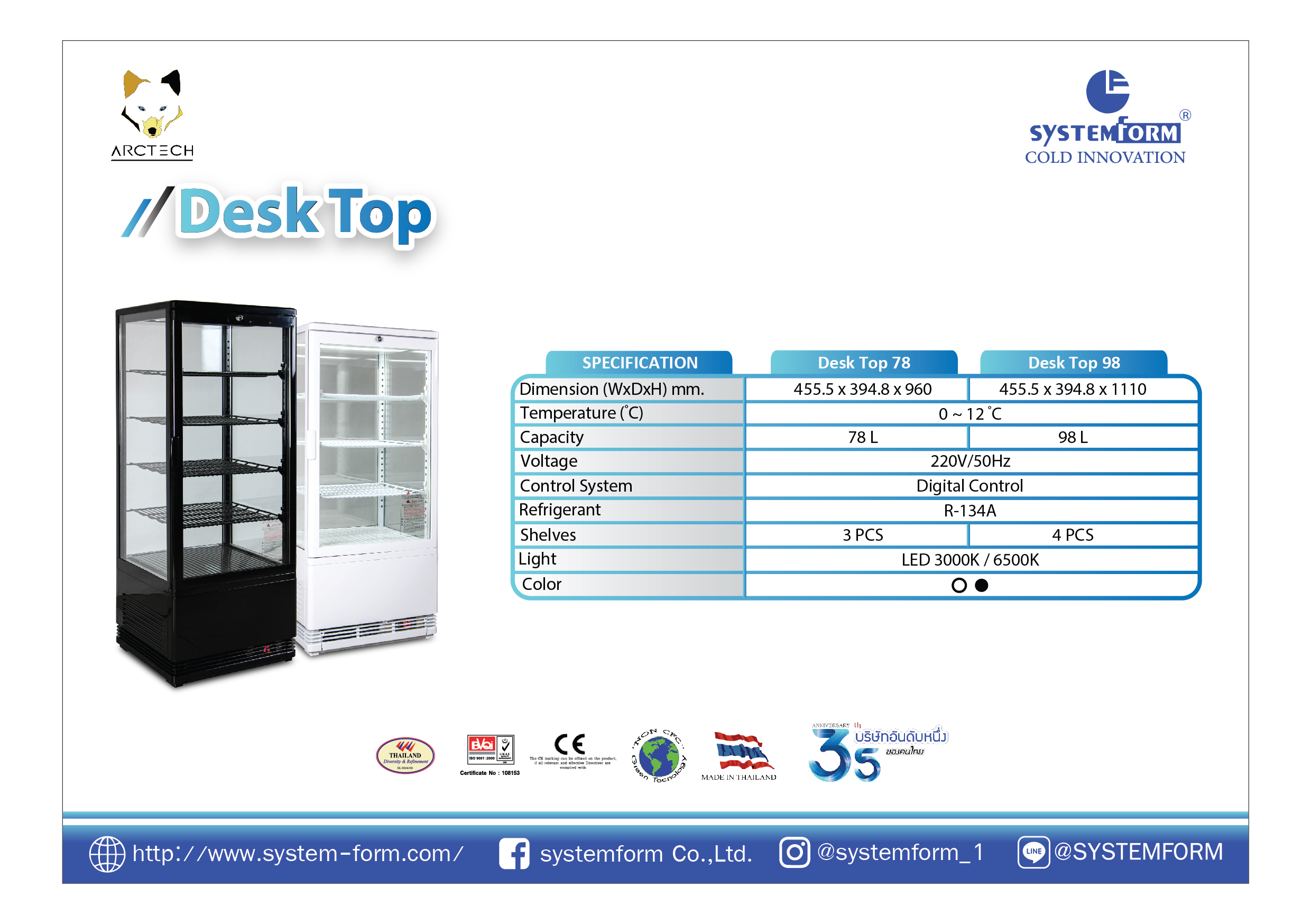 DESK TOP - Welcome to SYSTEMFORM COLD INNOVATION
