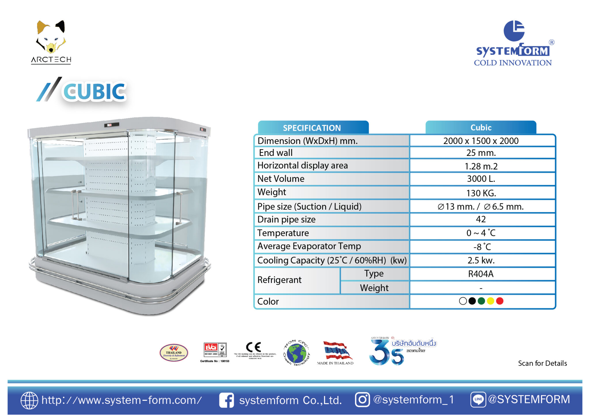 CUBIC - Welcome to SYSTEMFORM COLD INNOVATION